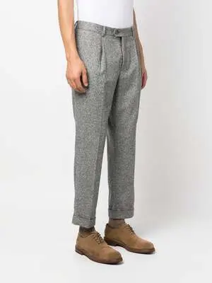 Brunello Cucinelli Wool Straight-leg Trousers