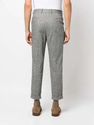 Brunello Cucinelli Wool Straight-leg Trousers