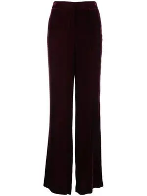Stella McCartney Wide-leg Velvet Trousers