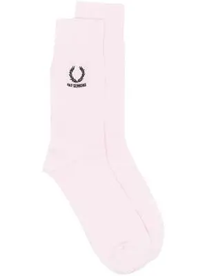 RAF SIMONS X FRED PERRY Embroidered Logo Socks