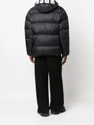 MSGM Logo-print Padded Coat