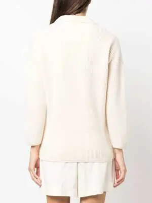 CORTE DI KEL Ribbed Knit Cardigan