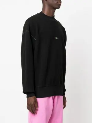 MSGM Logo-embroidered Fleece Sweatshirt