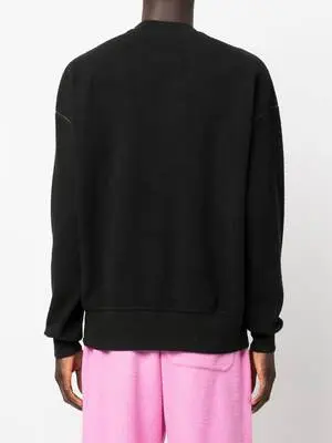 MSGM Logo-embroidered Fleece Sweatshirt