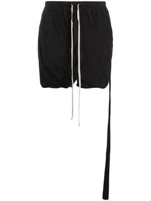 Rick Owens Drawstring-waist Track Shorts - Black