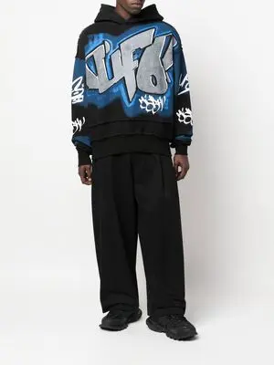 Misbhv X Ufo361 Graphic-Print Hoodie In Black - 42% Off | Editorialist