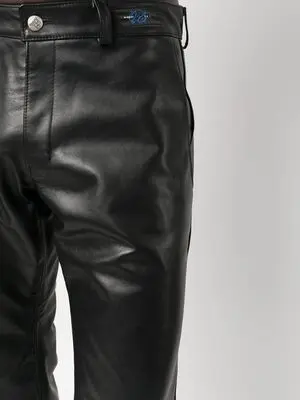 MISBHV Slight-flare Leather Trousers