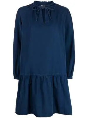 A.p.c. Natalia Cotton-blend Dress
