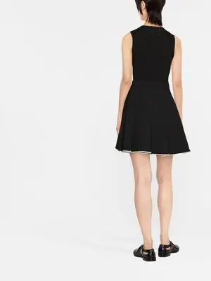 MAISON MARGIELA Round-neck Sleeveless Bodysuit - Black