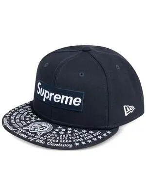 Supreme Plaid S Logo New Era Cap - Red | Editorialist
