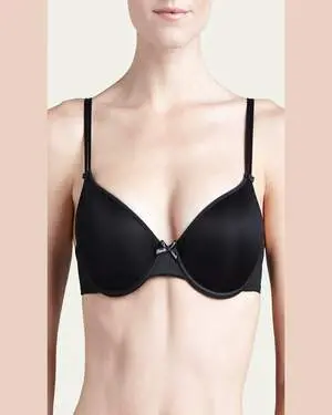 Chantelle Basic Invisible Memory Foam T-shirt Bra - Black