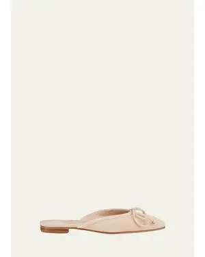 Manolo Blahnik Manolo Blahnik Ballerimu Ballerina Mules Beige