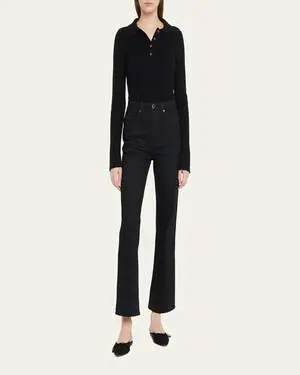 Manolo Blahnik Ballerimu Ballerina Mules - Black