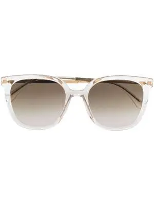 Mykita Transparent Square-frame Sunglasses - White