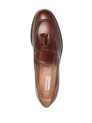 Fratelli Rossetti Tasseled Leather Loafers