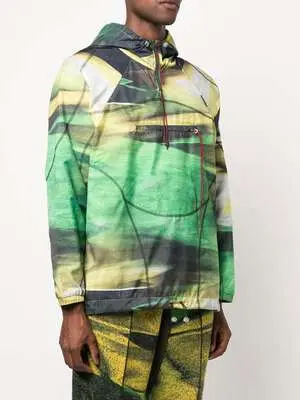 SAUL NASH Graphic-print Hooded Jacket