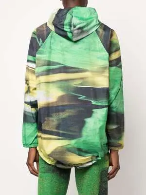 SAUL NASH Graphic-print Hooded Jacket