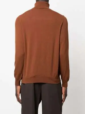 ZANONE Roll-neck Knit Jumper - Brown