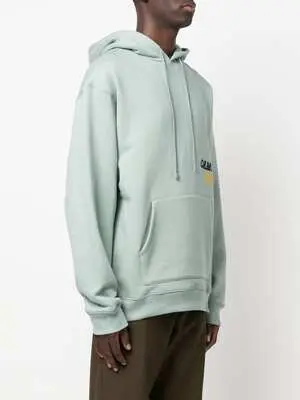 OAMC Graphic Print Hoodie - Green