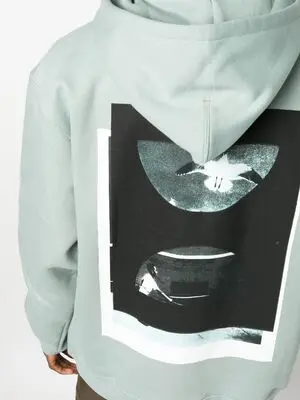 OAMC Graphic Print Hoodie - Green