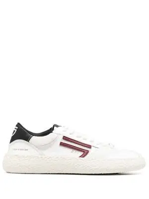 PURAAI Logo-patch Panelled Sneakers - White
