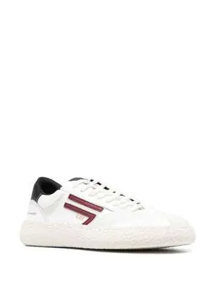 PURAAI Logo-patch Panelled Sneakers - White