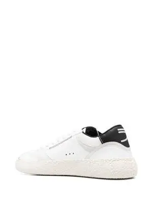 PURAAI Logo-patch Panelled Sneakers - White