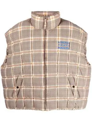 LIBERAL YOUTH MINISTRY Appliqué-lettering Gilet