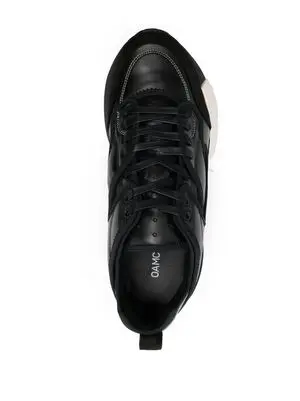 OAMC Panelled Low-top Sneakers - Black