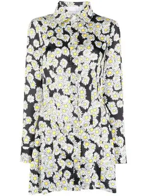NATASHA ZINKO Natasha Zinko Daisy-Print Shirt Dress