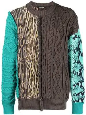 Roberto Cavalli Medium Knit Sweaters For Men