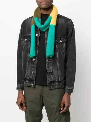 Dsquared2 Knitted Patchwork Scarf