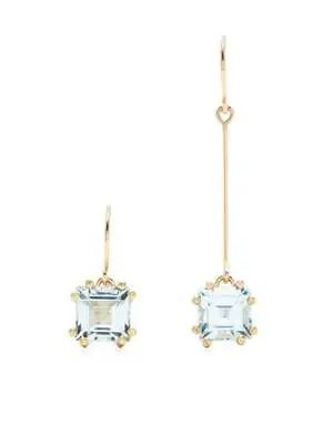 BEATRIZ PALACIOS Asymmetric Drop Earrings - Gold