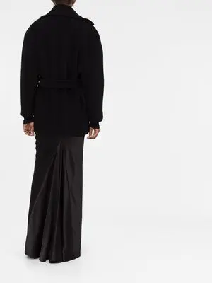 Saint Laurent Notched-collar Zip-up Coat