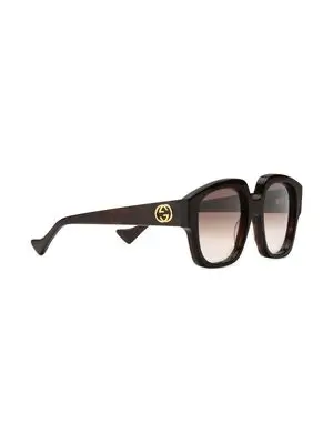 Gucci Square-frame Logo-plaque Sunglasses