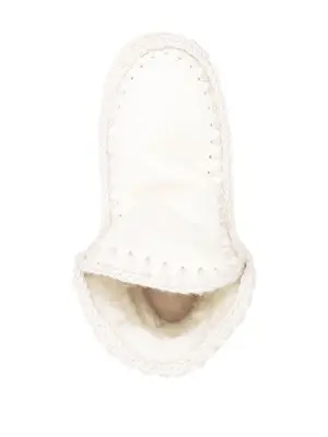 Mou Logo-patch Slip-on Boots - White