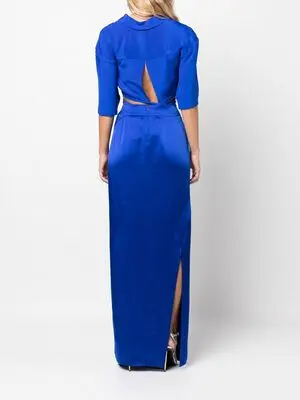 TOM FORD Side-tie Satin Skirt