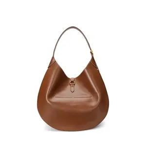 Ralph Lauren Polo Id Large Shoulder Bag - Cuoio