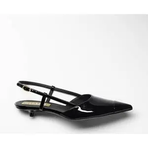 Chanel Slingbacks Patent Calfskin