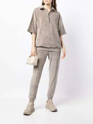 Fear Of God Tapered Velour Track Pants - Grey