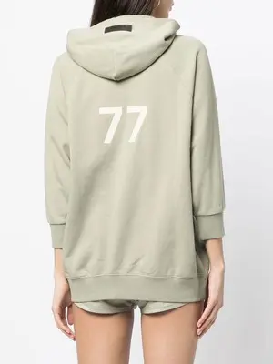 Fear Of God Cotton Pullover Hoodie With Number Print
