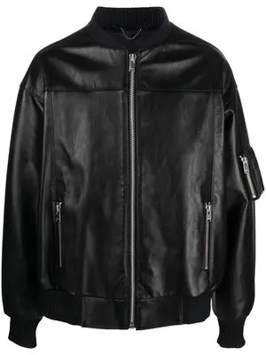 MISBHV X Ufo361 Leather Bomber Jacket