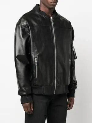 MISBHV X Ufo361 Leather Bomber Jacket