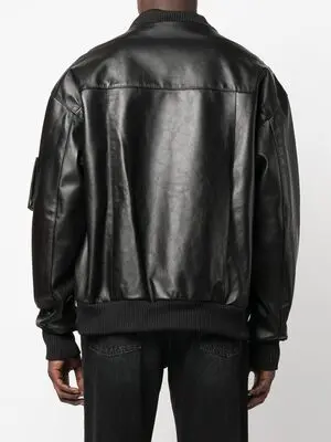 MISBHV X Ufo361 Leather Bomber Jacket