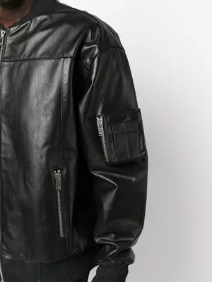 MISBHV X Ufo361 Leather Bomber Jacket