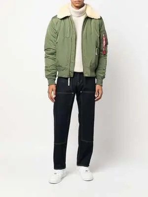 Alpha Industries Injector Iii Shearling-collar Jacket