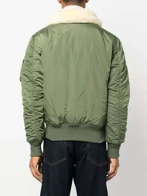 Alpha Industries Injector Iii Shearling-collar Jacket