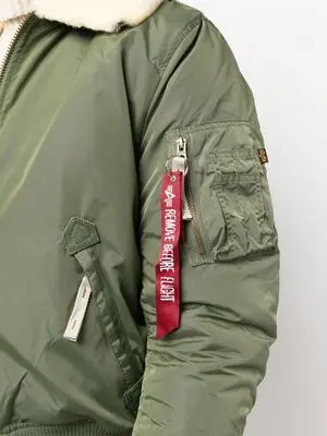 Alpha Industries Injector Iii Shearling-collar Jacket