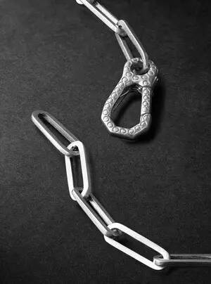 Mateo Long Link Bracelet - Silver