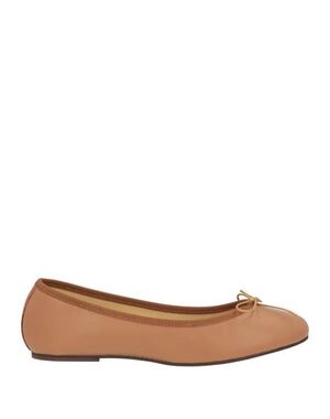 BALLERETTE Leather Ballet Flats - Brown